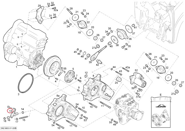 LINDE 0009785000 SENSOR - SPEED