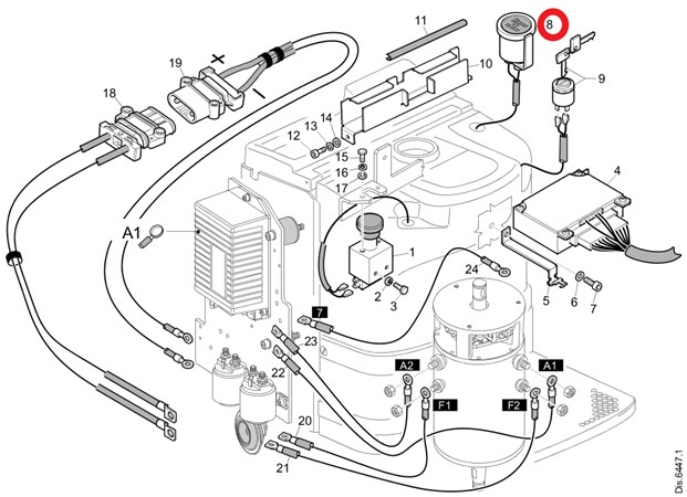 LINDE 7917294031 BATTERY DISCHARGE INDICATOR