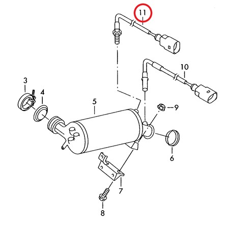 Linde Forklift 7917415426 Isı Sensörü